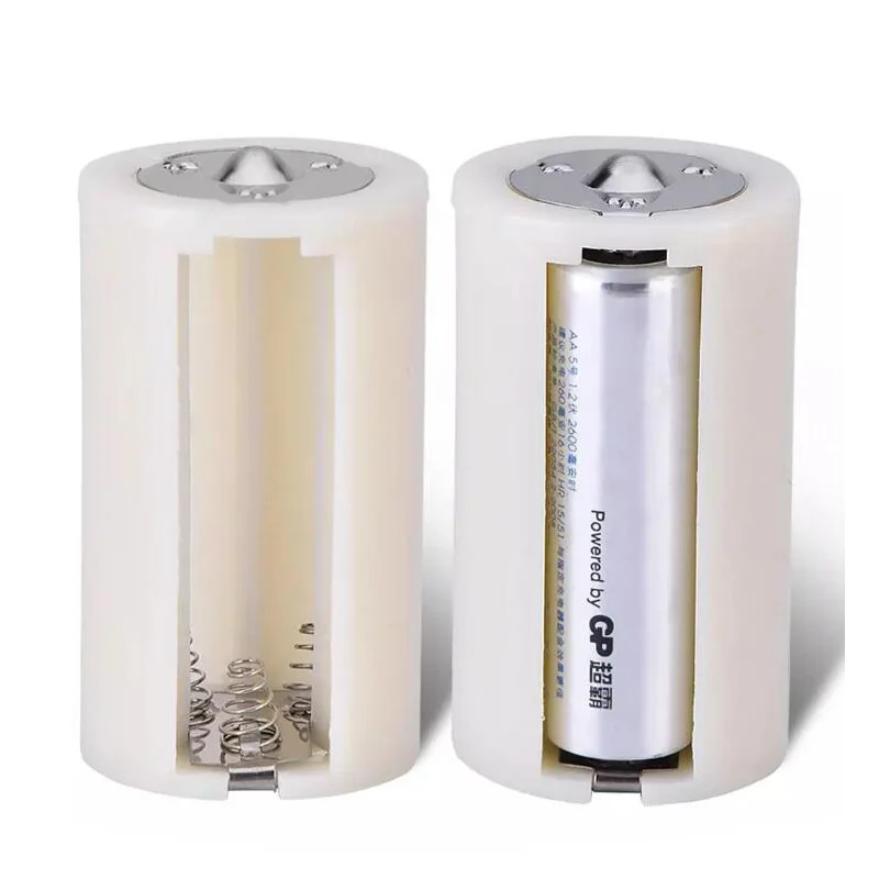 3PCS 3 AA To D Battery Convertor Adapter DIY AA To 1 D Size Battery ...