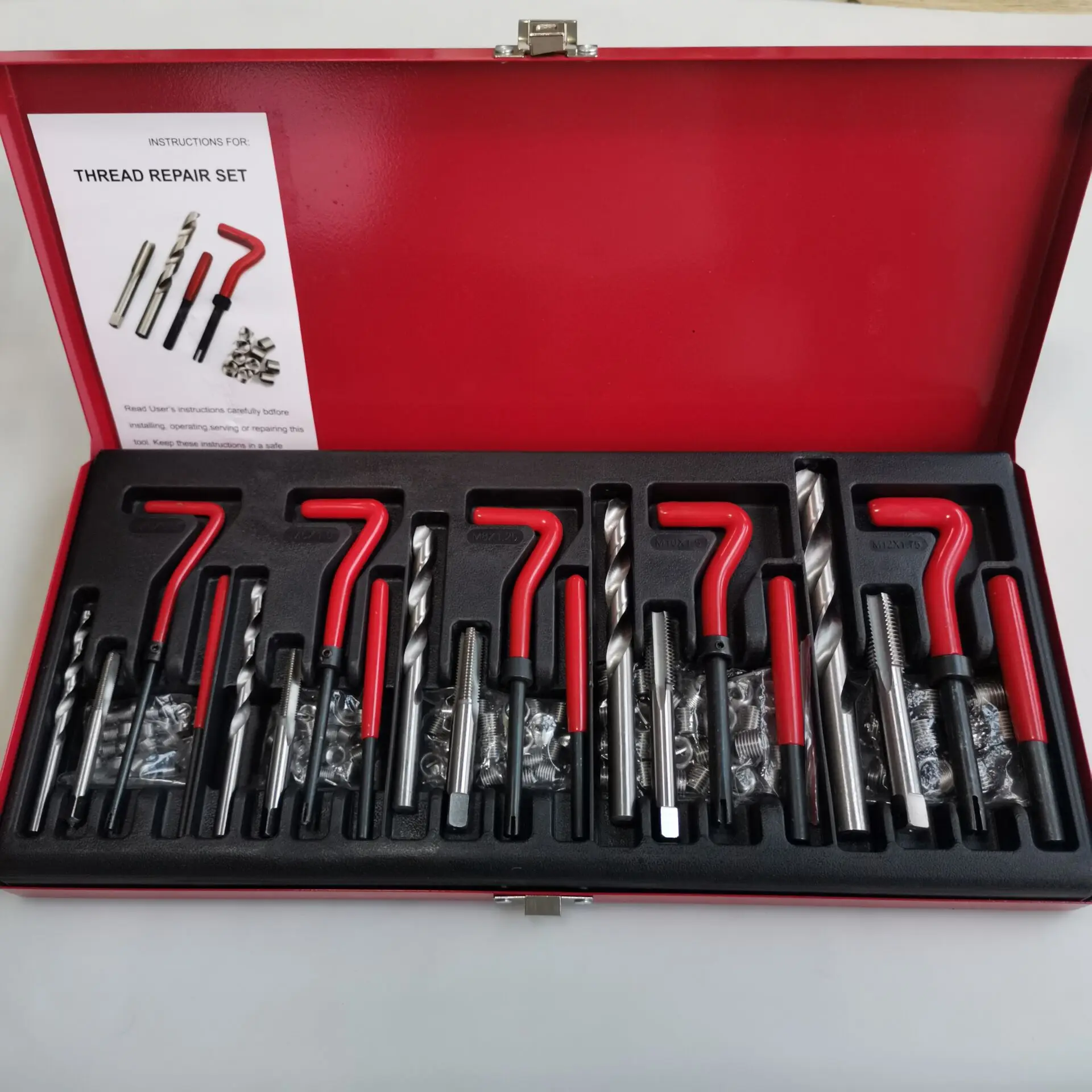 M5 M6 M8 M10 M12 Durable Thread Repair Tool Helicoil Rethread Repair ...