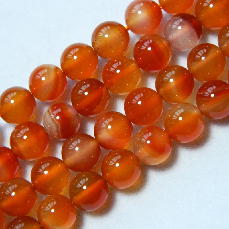 Natural-Red-Carnelian-4mm-6mm-8mm-10mm-Agate-Smooth-Round-Stone-Loose ...
