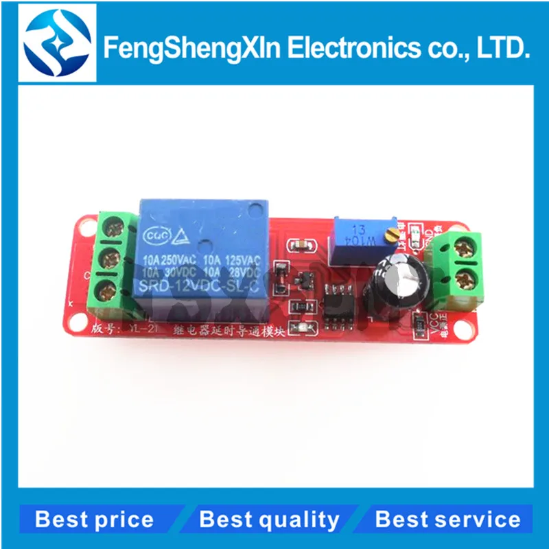 1pcs DC 5V 12V Time Delay Relay NE555 Time Relay Shield Timing Relay ...