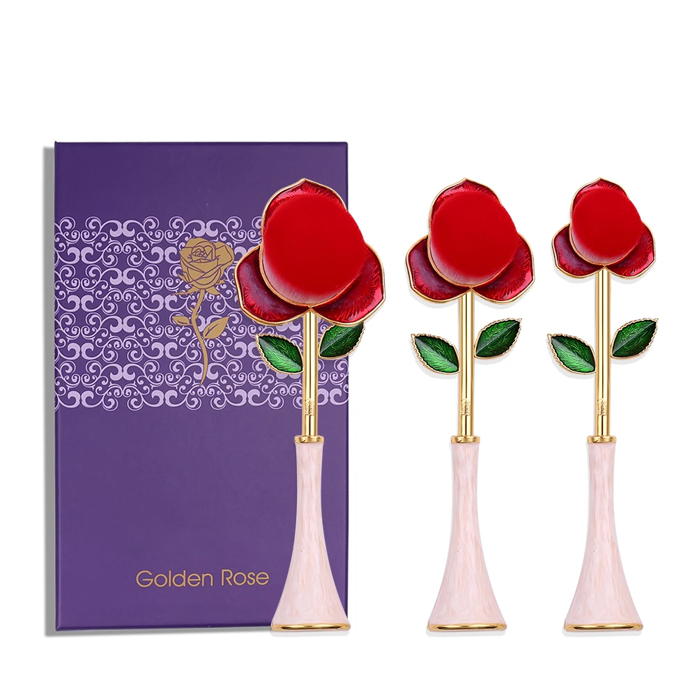 New The Little Prince Red Rose Flower Brush Beauty And The Beast Makeup ...
