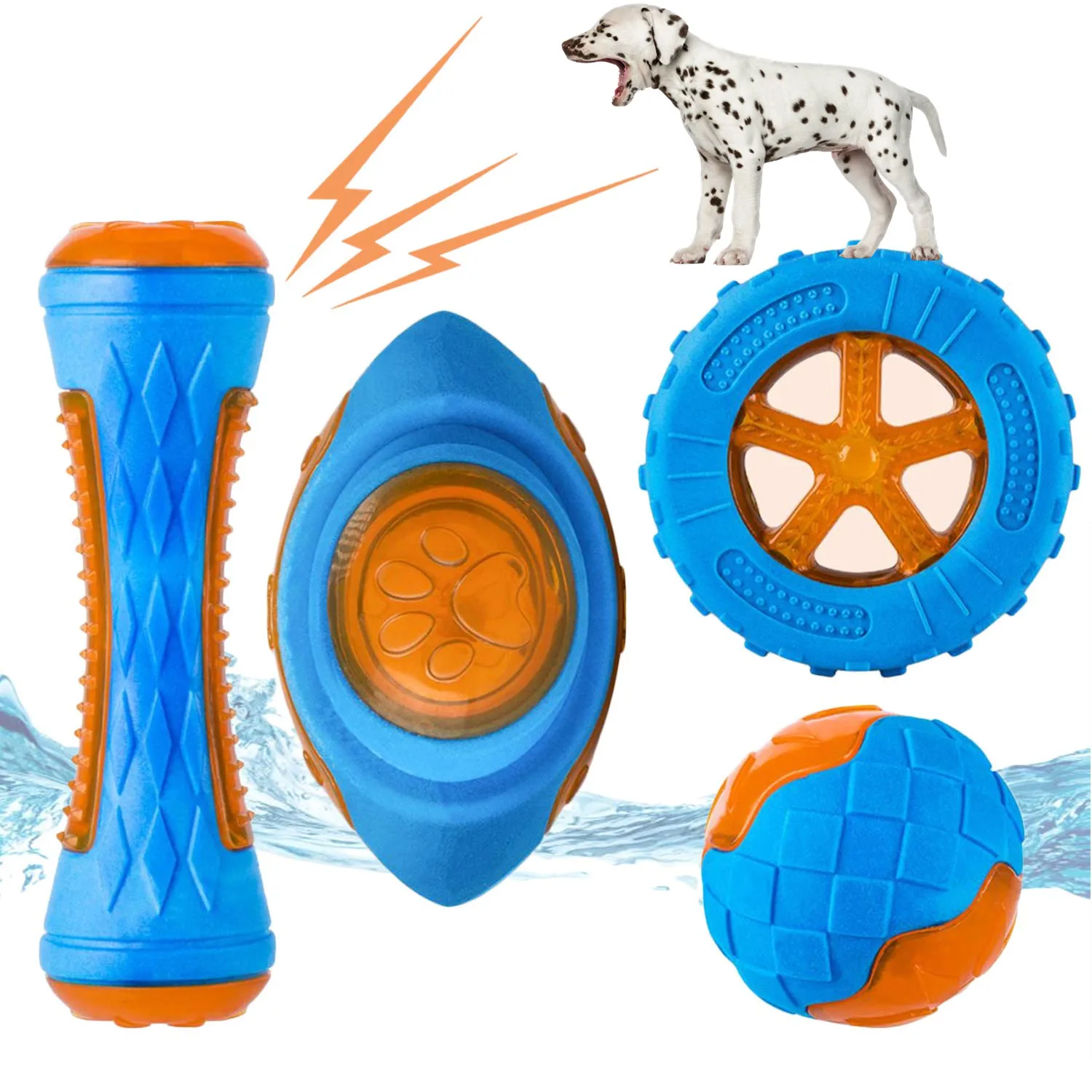 Dog-Chew-Toys-Ball-Interactive-Pool-Play-Floating-Bite-Resistant ...