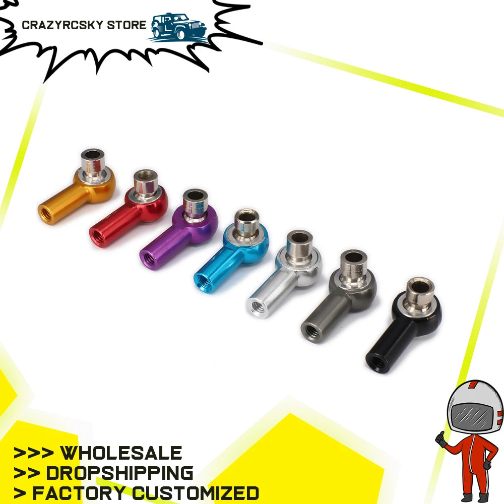 M3 3mm Thread 18mm Length Link Rod End Ball Joint Ball Head Holder Tie ...