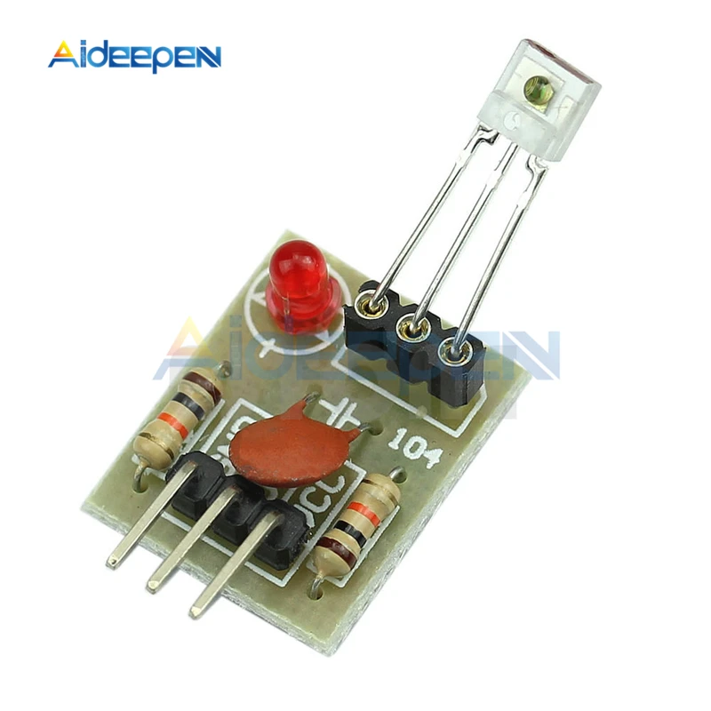 1pcs 5v Laser Detector Sensor Module Non-modulator Tube Laser Receiver ...