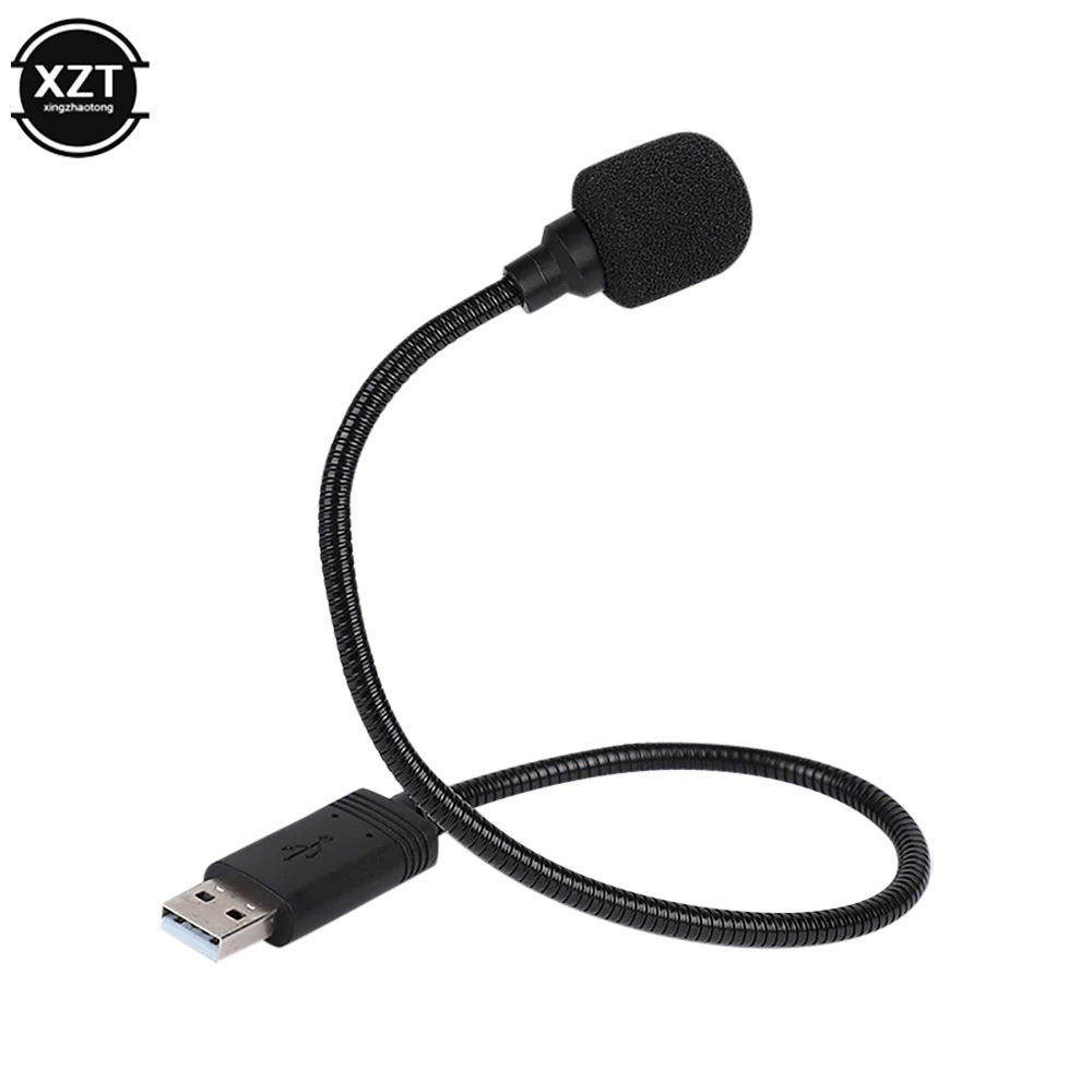 Le noir Microphone Flexible USB Portable, Microphone de Studio Audio ...