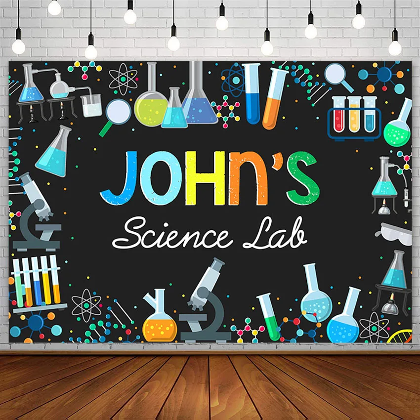 Science Lab Backdrop