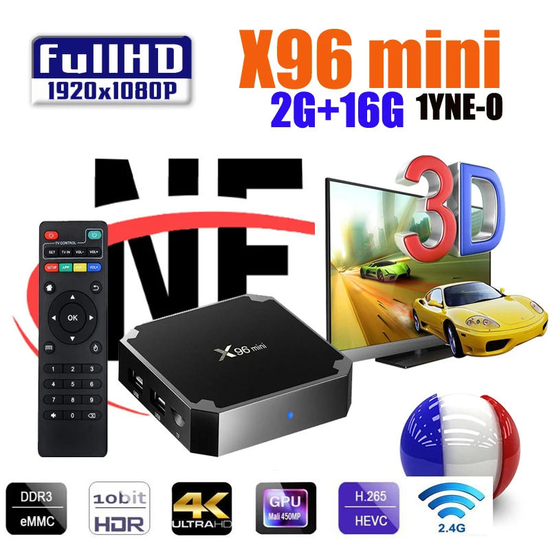Pas cher NEOTV pro smart tv box x96 mini 2 GO RAM 16 GO Amlogic S905W ...