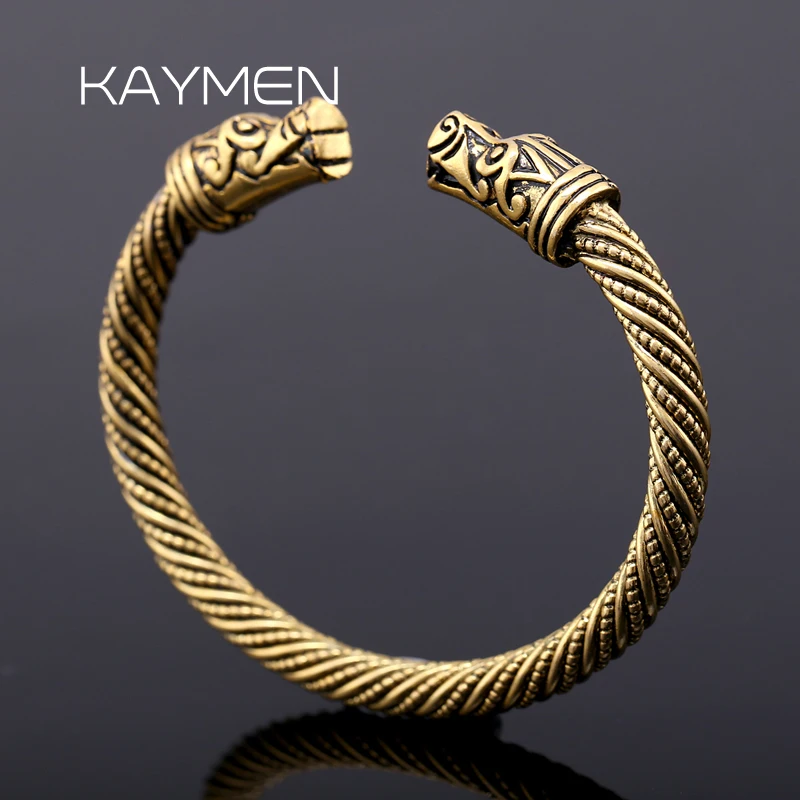 Kaymen New Dragon Viking Bangle Vintage Cuff Bracelet Bangle for Men ...