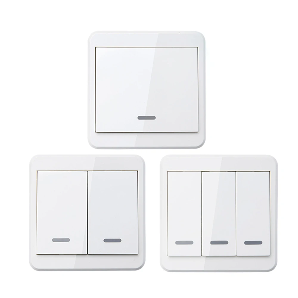 RF 433Mhz Wifi Wireless Remote Control 10A Smart Switch Panel Dual ...