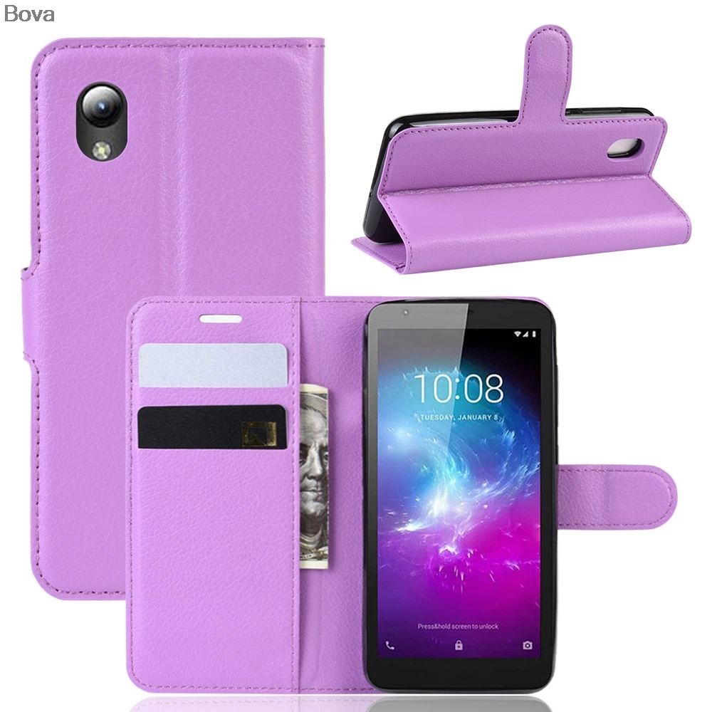 For Telstra Essential Smart 2 Premium PU Leather Wallet Flip Phone Case ...