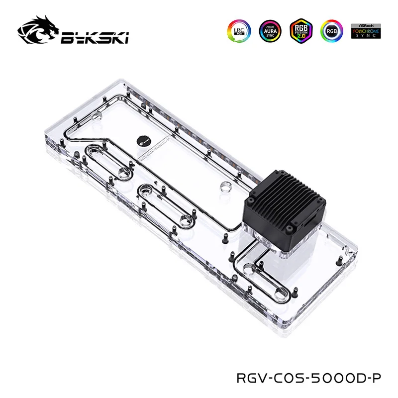 Bykski Depósito de placa astro para Corsair 5000D, carcasa de ordenador, tanque de construcción ...