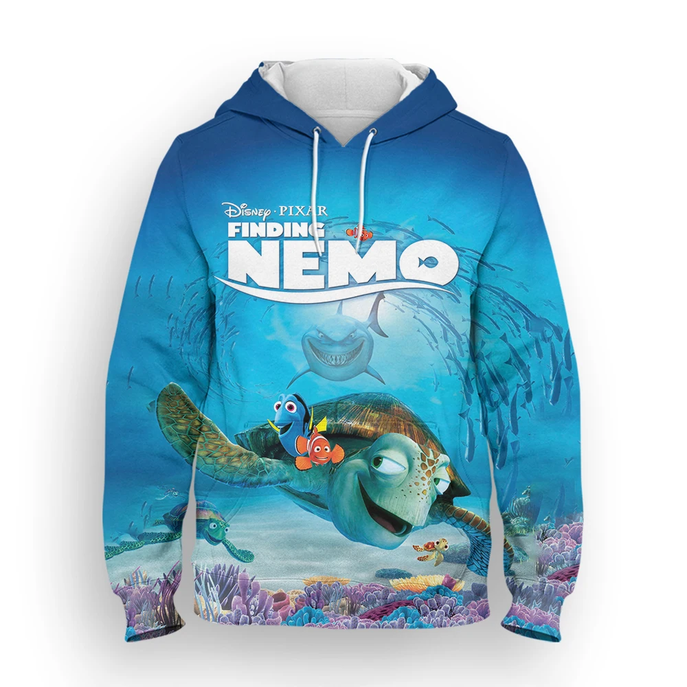 Nemo Men's Hoodies 찾기 디즈니 만화 애니메이션 3D 프린트 소년 소녀 키즈 풀오버 Streetwear Women ...