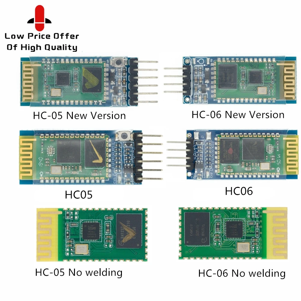 HC 06 JY MCU 역방향 방지 통합 블루투스 직렬 통과 모듈, HC 05 마스터 슬레이브 6 핀, 4 핀, HC05 HC ...