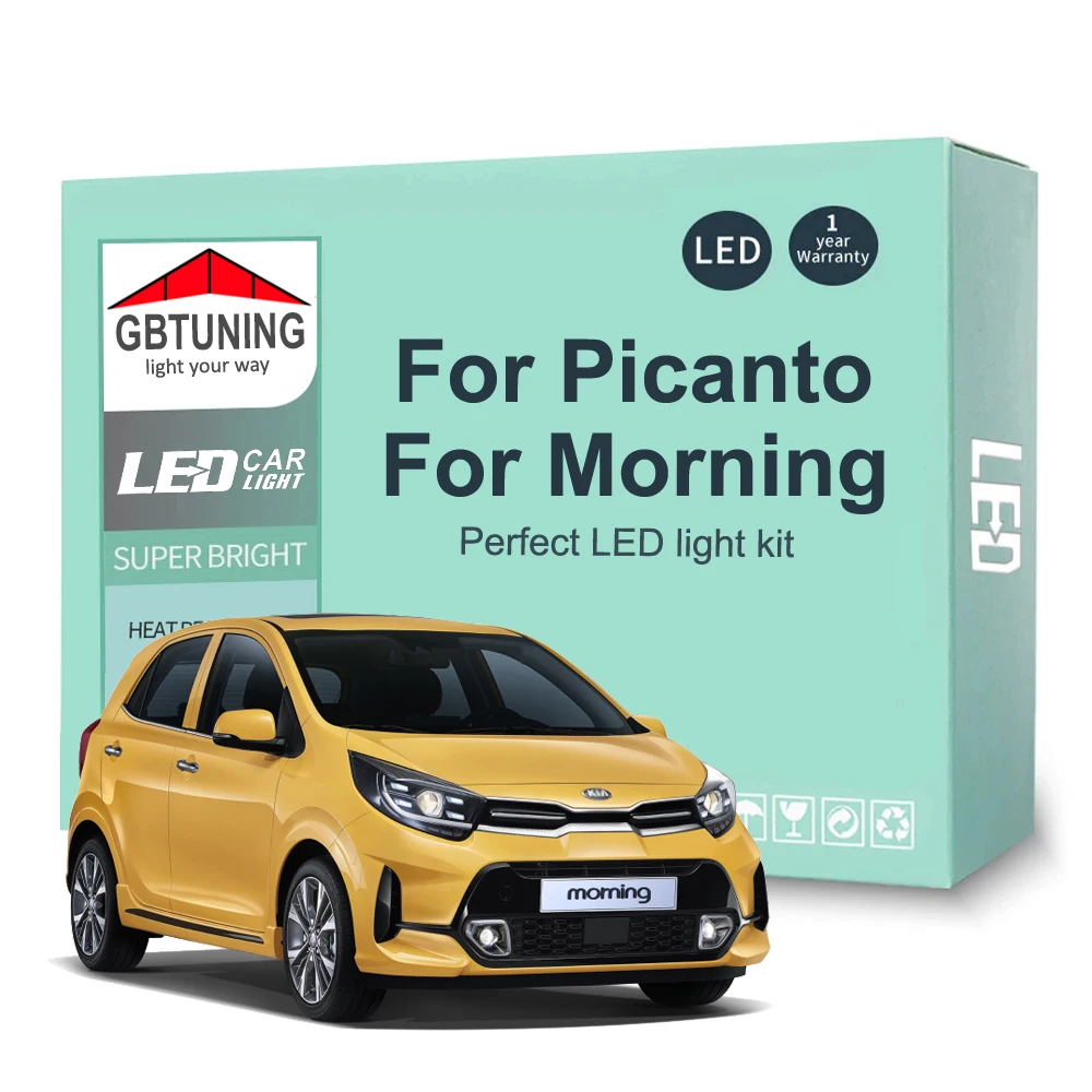 LED Interior Light Bulb Kit For KIA Picanto Morning 2004 2017 2018 2019 ...