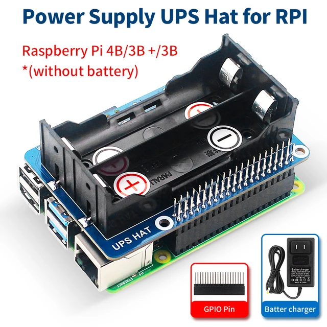 Raspberry Pi UPS Power Supply Module GPIO Pin 5V Power, 49% OFF