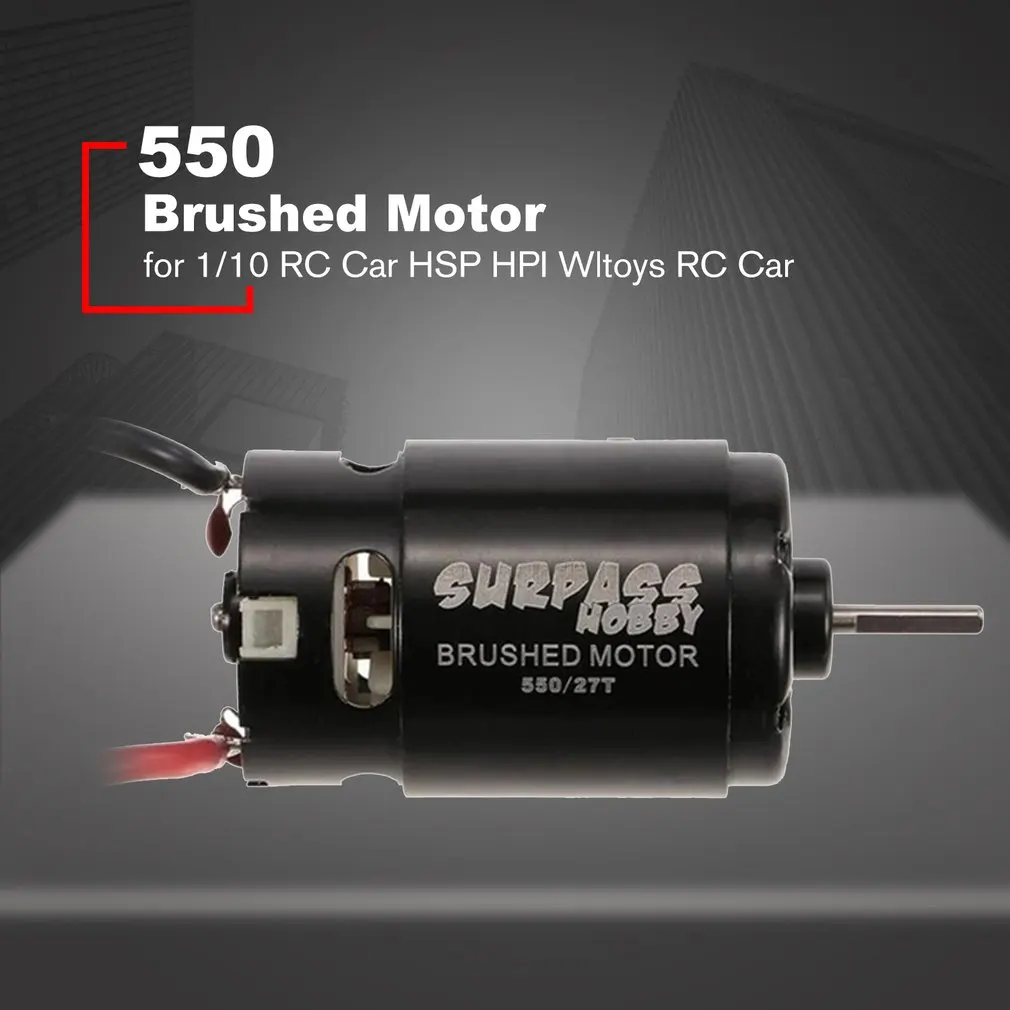 550 Brushed Motor 12T 21T 27T 35T for 1/10 RC Car HSP HPI Wltoys Kyosho ...
