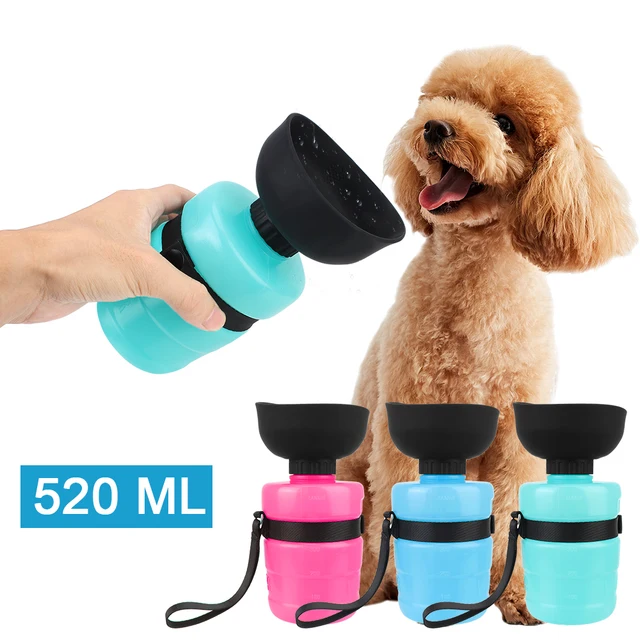 Outdoor Pet Drinker Portable Water Jug Cup Dispenser Pet Feeder Dog ...