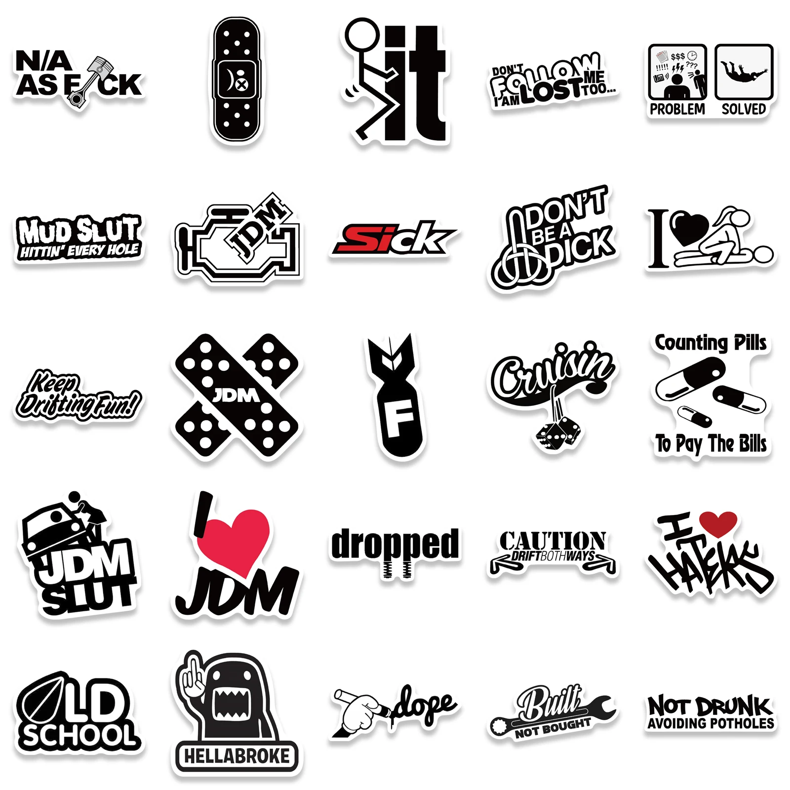 Funny Car Logos