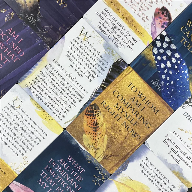 Soul Truth Self-Awareness Card Deck Daily Questions That Will Transform ...
