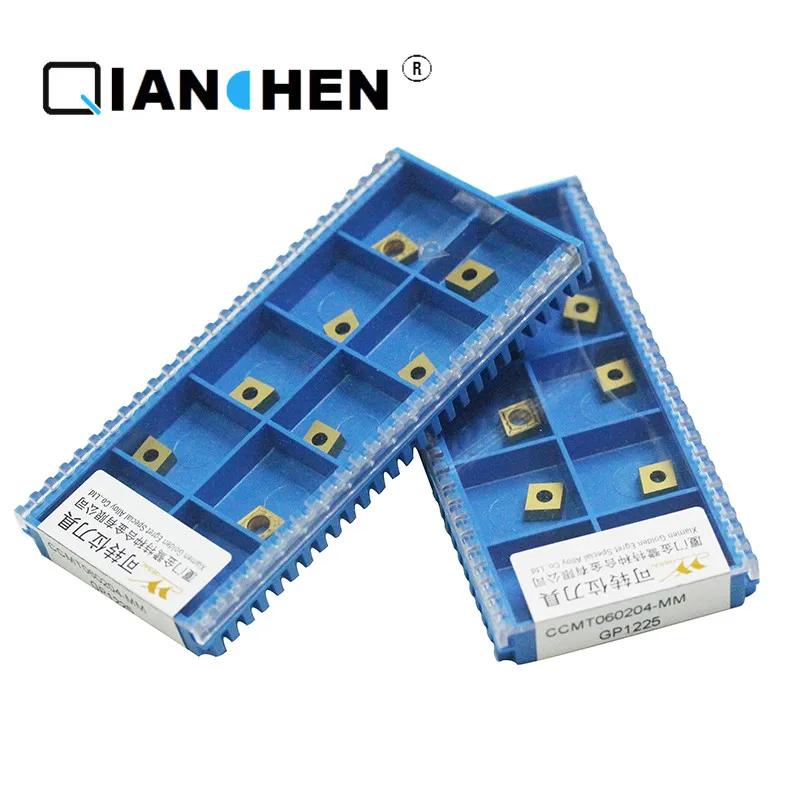 10pcs high quality carbide CNC Insert GESAC CCMT060204 MM GP1225 ...