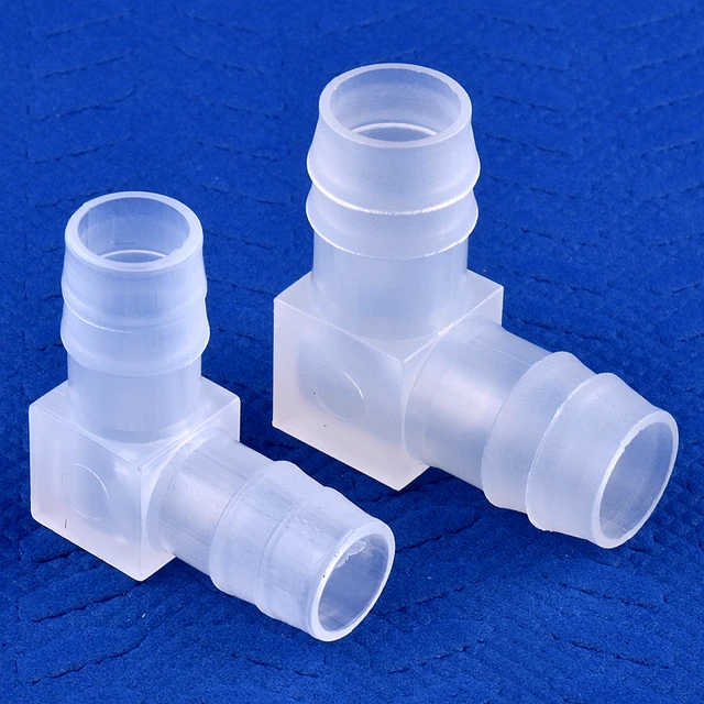 5~200pcs 4~20mm PP Elbow Connectors Aquarium Tank Fittings Air Pump Aerator Pagoda Joint Garden ...
