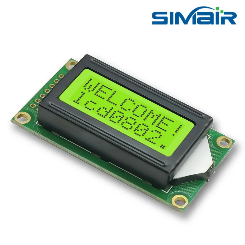 LCD0802-LCD-Module-0802A-Blue-Green-Screen-8-2-0802-8x2-Character-LCD ...