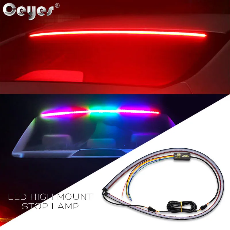 Ceyes Car Styling Unverisal Additional Stop Light Brake Led Strip Trunk ...