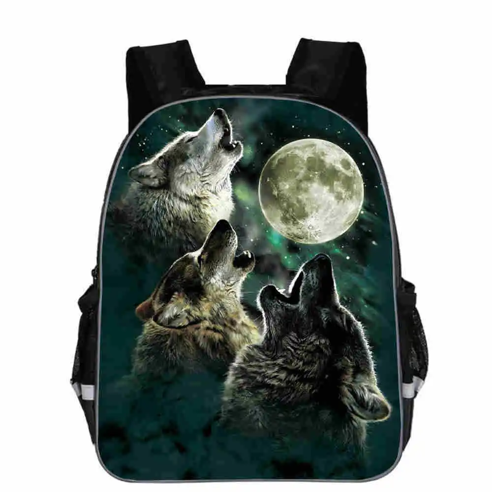 Animal Tiger Dog Wolf Backpack Men Women Travel Rucksack Fashion ...