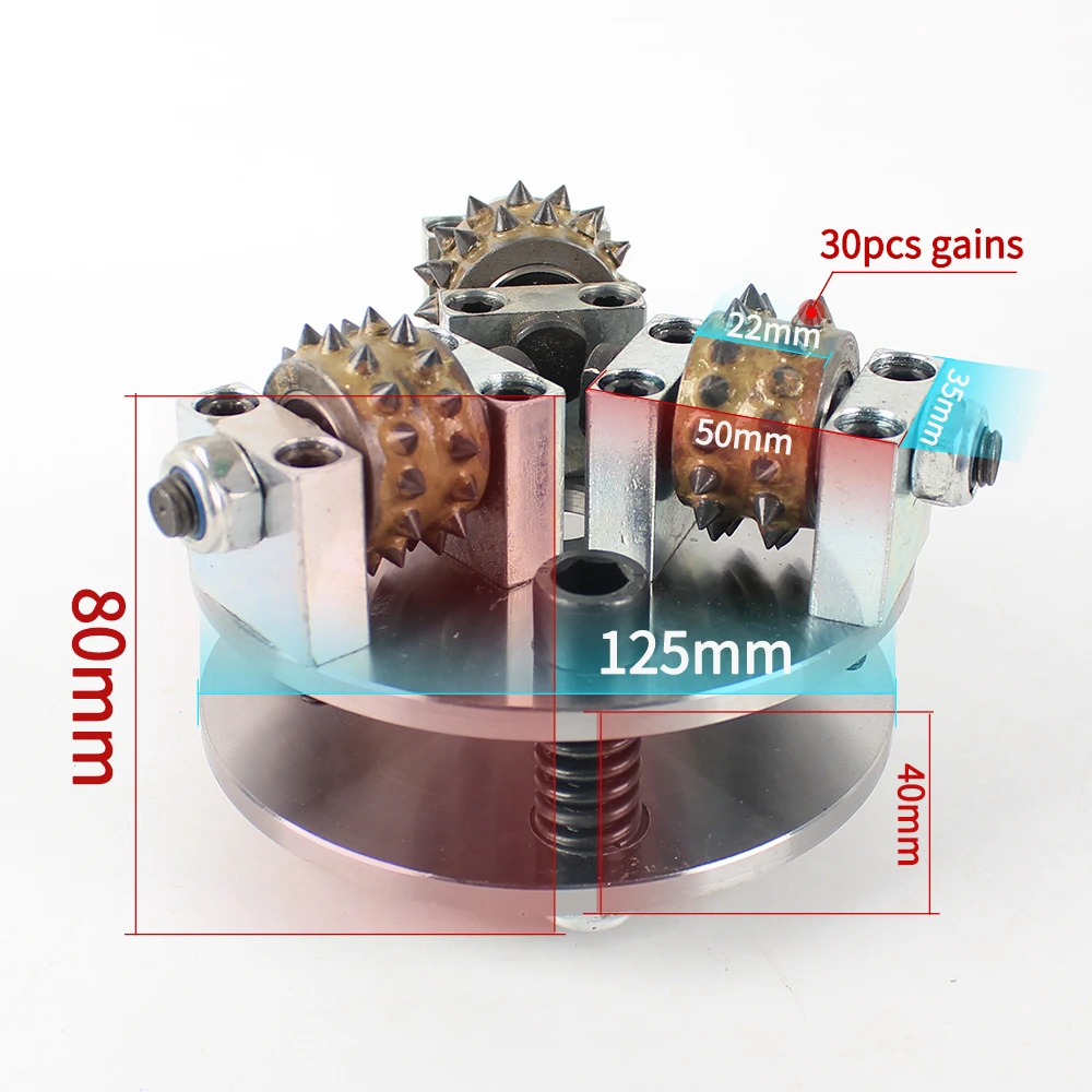 Floor Buffer 5 Inch Bush Hammer Plate For Angle Grinder - Concrete ...