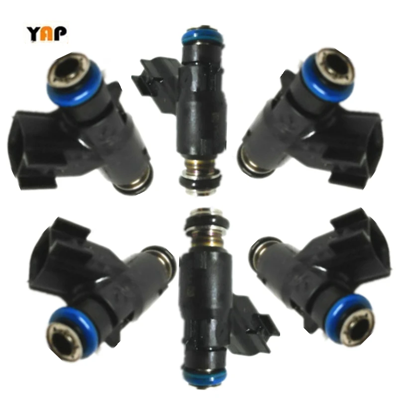 NEW Fuel Injector (6) FOR HyundaiKia Borrego Genesis Azera Sonata ...