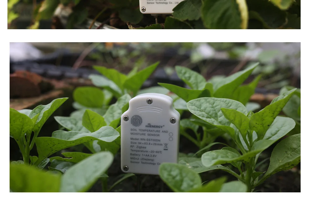 ZIGBEE Garden Soil Moisture Meter IP67 Temperature&Humidity Moisture ...