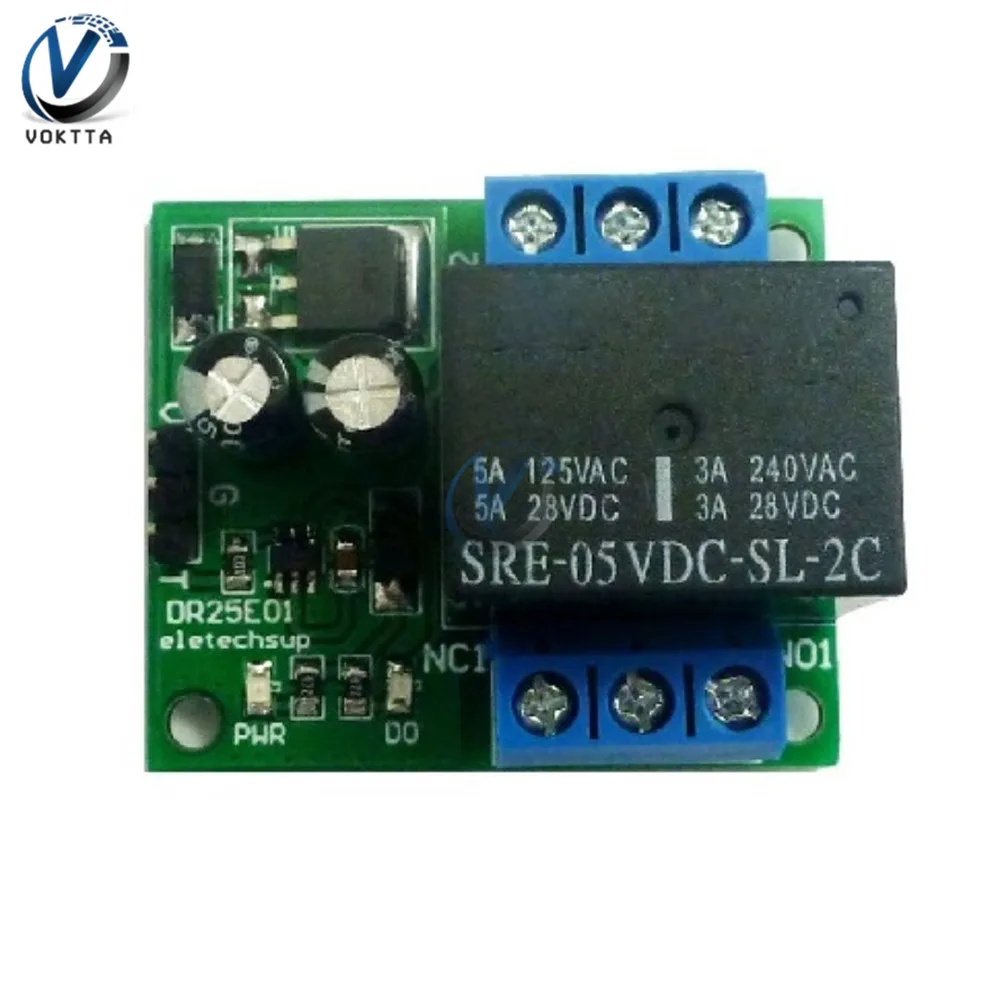Generic Dc5-24v 3-5a Flip-Flop Latch Dpdt Relay Module Double Pole ...
