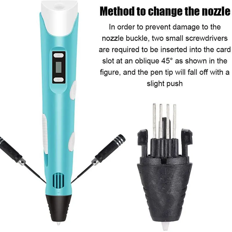 3d Printer Pen Head Nozzle | Printer Head Replacement | Printing 3d Pen ...