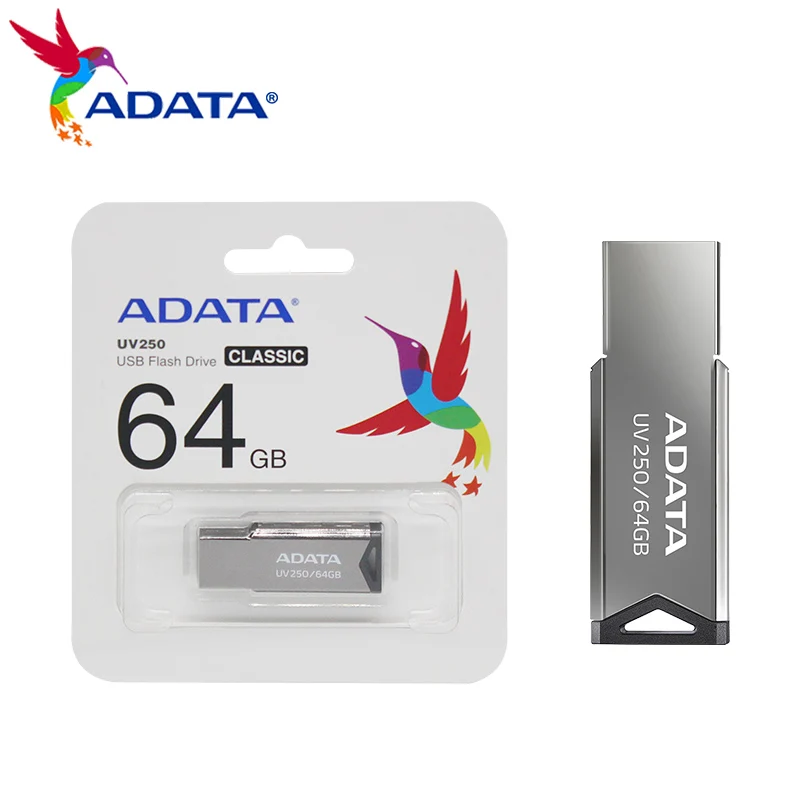 ADATA UV250 USB Flash Drive 64GB 32GB 16GB CLASSIC Pen Drive USB 2.0 ...