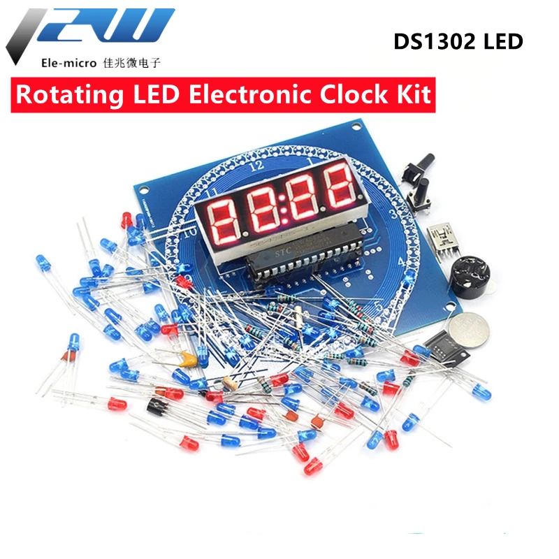 LED-Display-Alarm-Rotary-Electronic-Clock-Module-Water-Lamp-Light ...