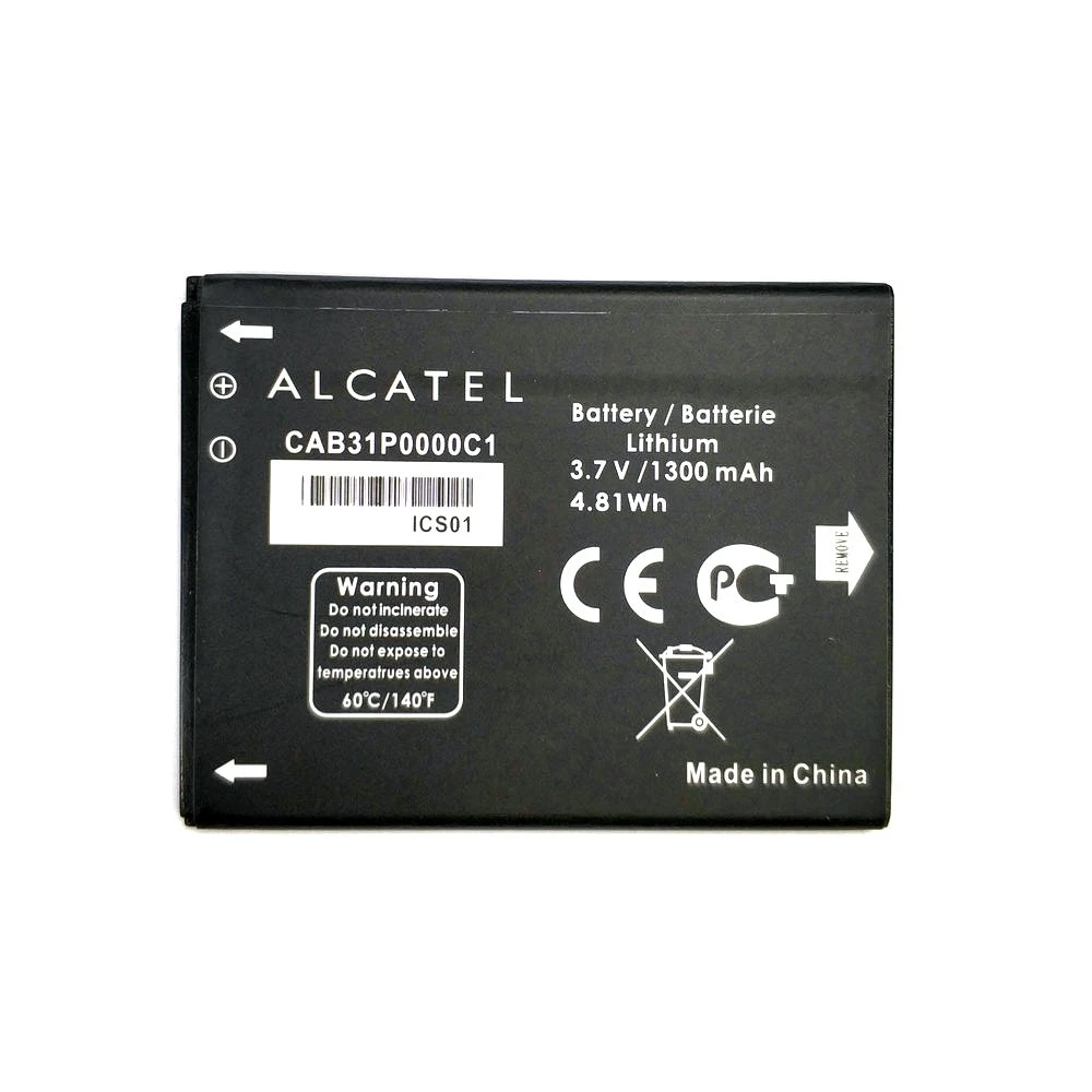 Yeni pil CAB31P0000C1 Alcatel one touch için pop C3 4033D M Pop 5020 ...