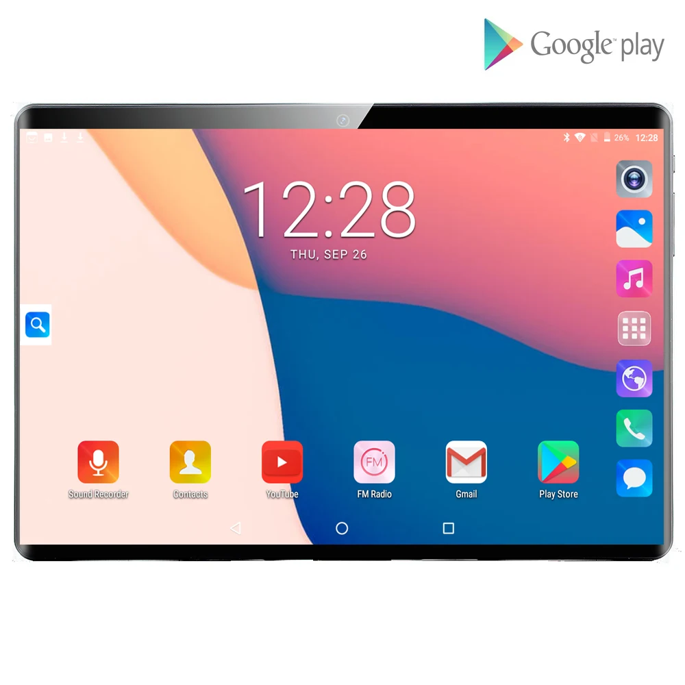 Newest 10 Inch Tablet PC Android 9.0 Quad Core 2GB RAM 32GB ROM 3G Wifi ...