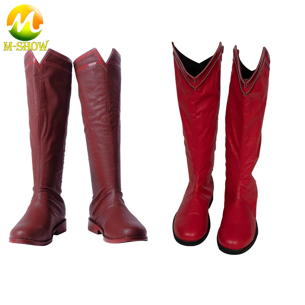 Botas-rojas-de-Cosplay-de-superh-roe-para-hombres-adultos-zapatos-de ...