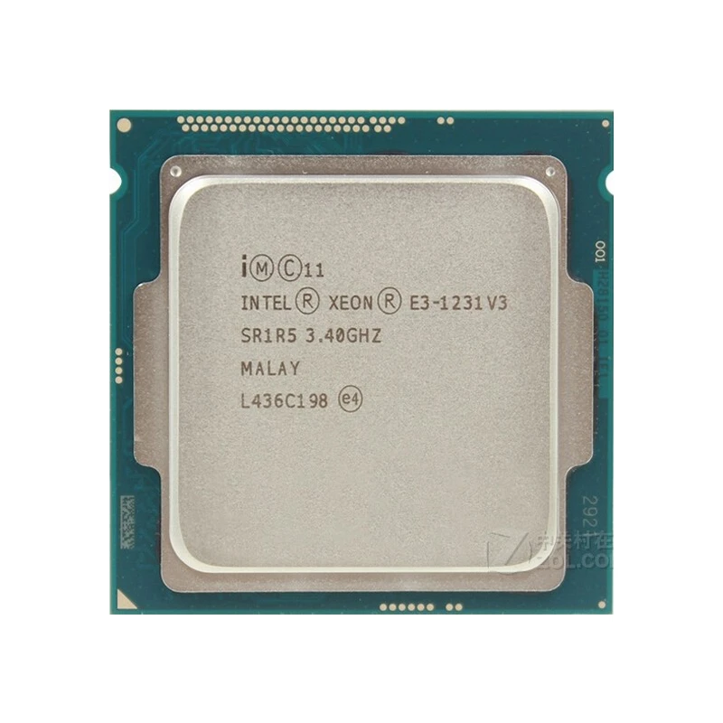 Intel processador xeon 1231v3, processador de 1231 ghz quad core intel xeon e3 3.3 v3 cpu 8m 80w ...