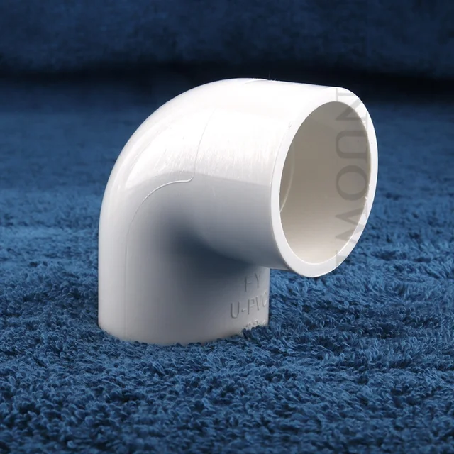 2pcs PVC Pipe Connectors I.D 20~200mm PVC Pipe Elbow Connectors Water ...