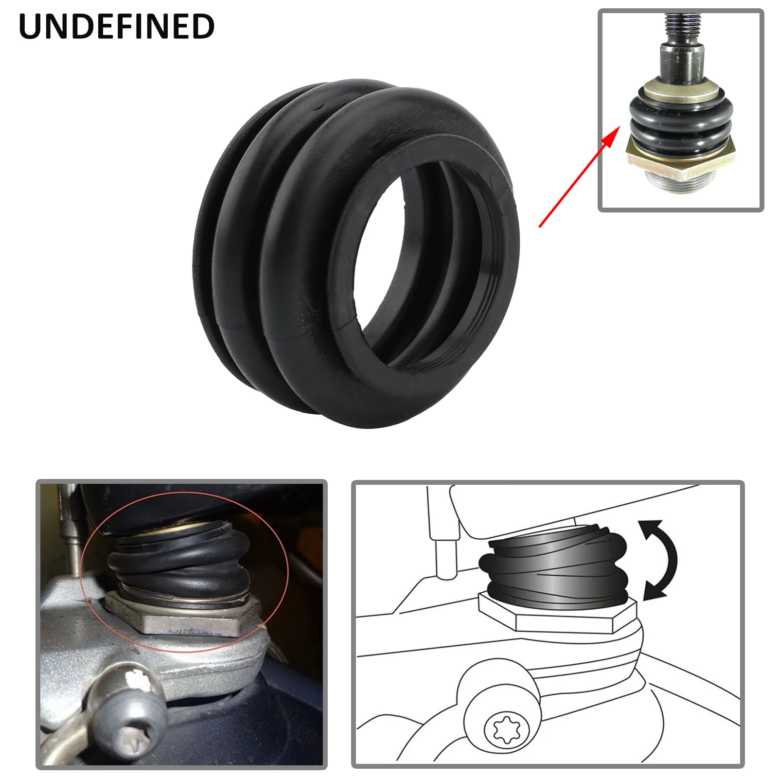 For-BMW-R1150-R-Rockster-Motorcycle-Ball-Joint-Telelever-Rubber-Boot ...