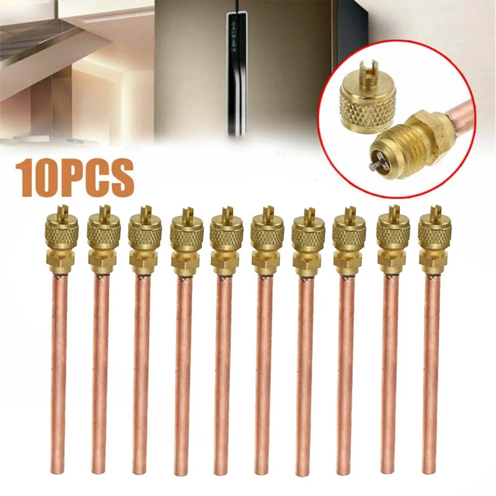 10Pcs/Set 6mm Copper Pipe Filling Parts For Air Conditioning ...