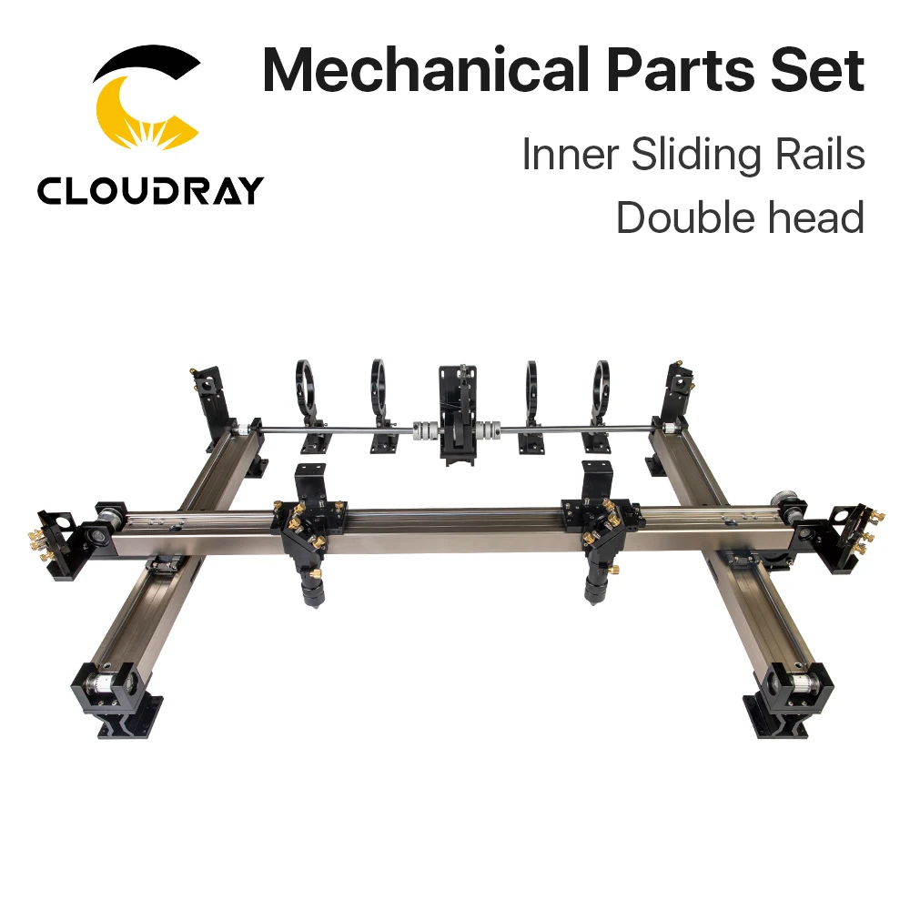 Cloudray Mechanical Parts Set 900*600mm Inner Sliding Rails Kits Spare ...