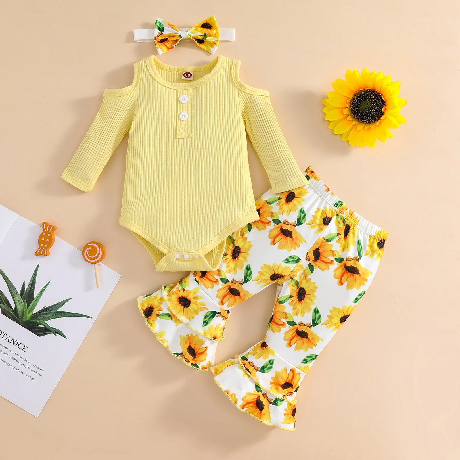 Citgeett-Spring-Infant-Baby-Girl-Fall-Outfits-Long-Sleeve-Rib-Knit ...