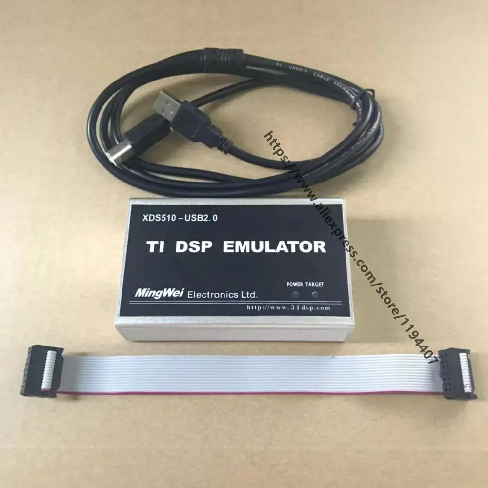 2019 NEW USB XDS510 TI DSP JTAG TMS320 series Emulator Programmer Support TI CCS2.X, CCS3.1 ...