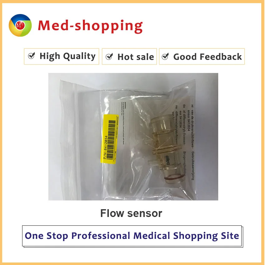 Original & New Drager Oxylog 2000 & Oxylog 3000/Fabius CE 유량 센서 8412034 ...