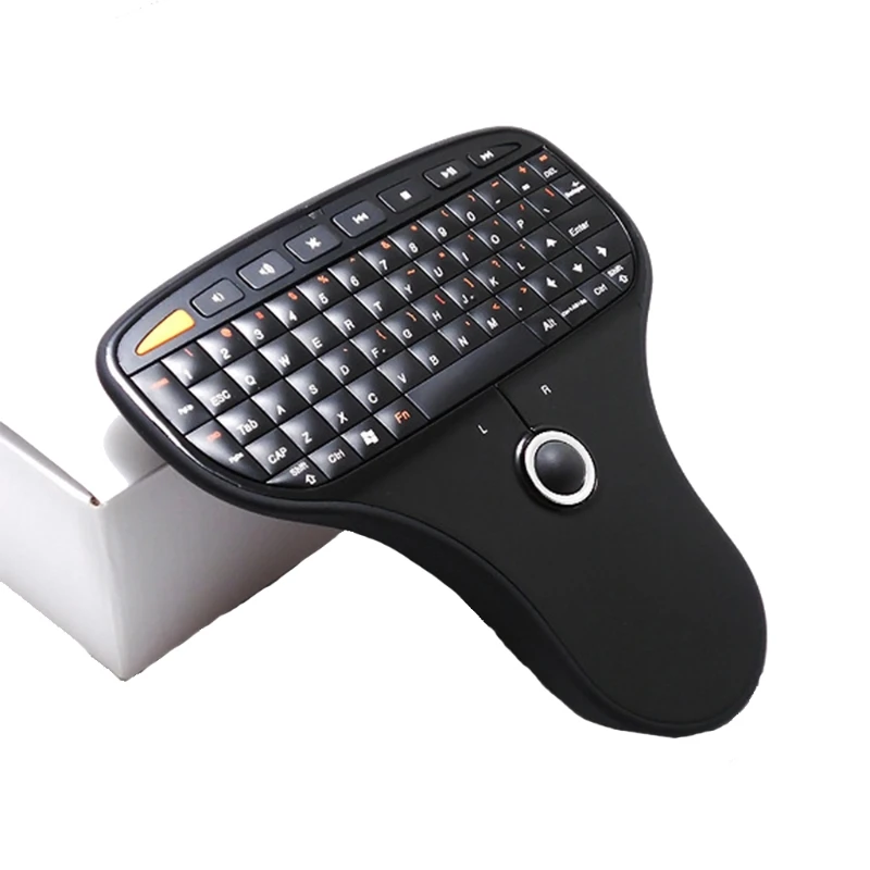 Wireless Mini Multimedia Trackball Keyboard