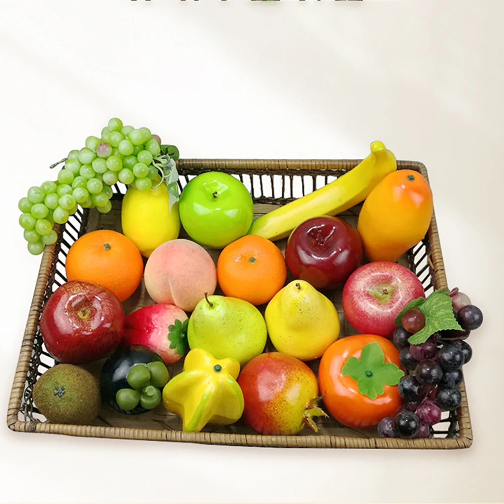 Décor de table,Fruits artificiels, Table à manger pour la maison, salon ...