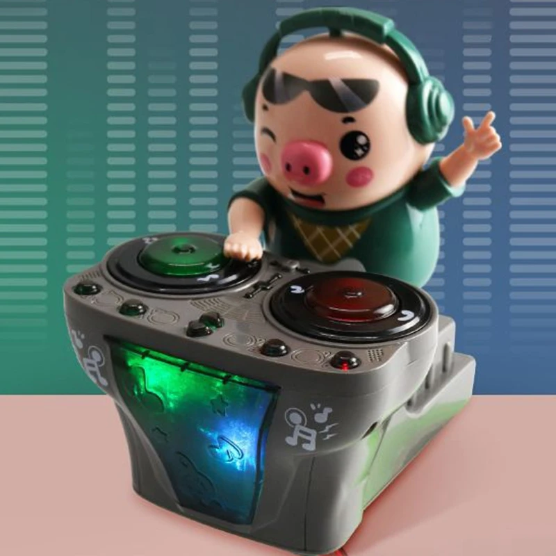 Piggy DJ-juguetes móviles electrónicos para padres e hijos, juguete de ...