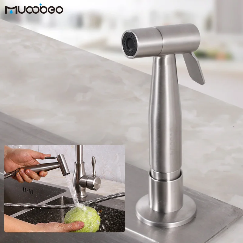 Konyhai Bidet Csaptelep 304 Rozsdamentes Acél Permetező Szett Húzza Ki ...